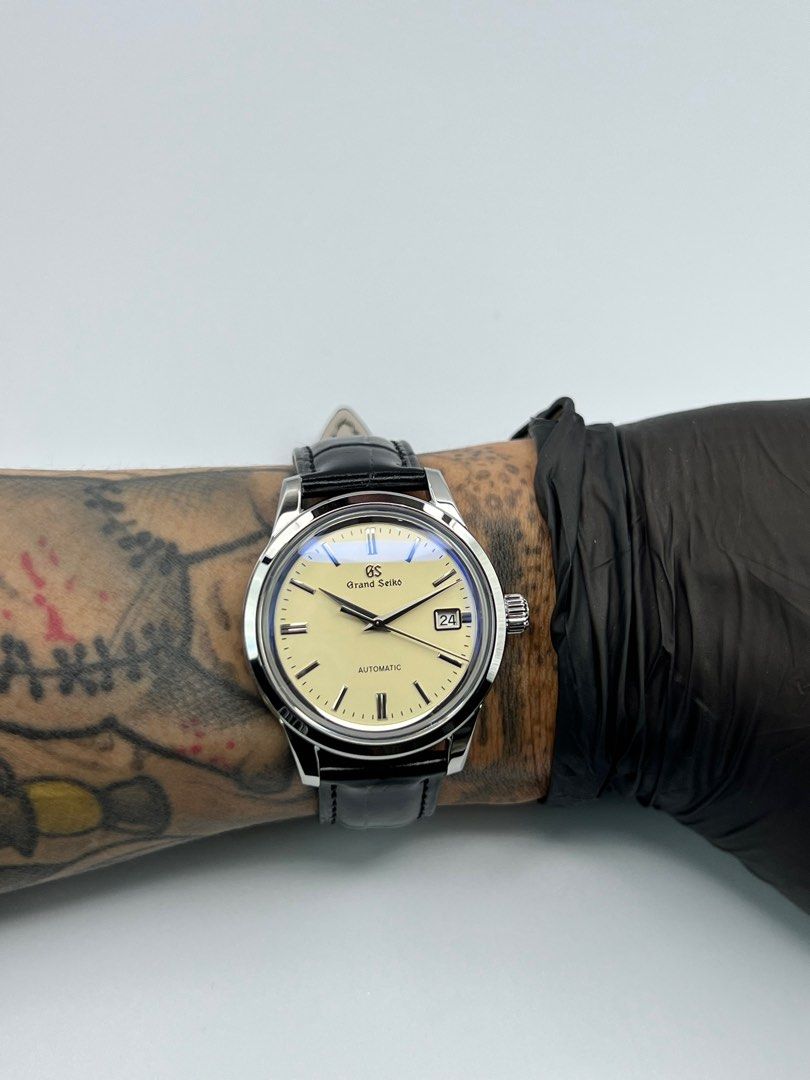 Custom Grand Seiko Mod SBGR GS Cream Dial in 39mm, Men's Fashion ...
