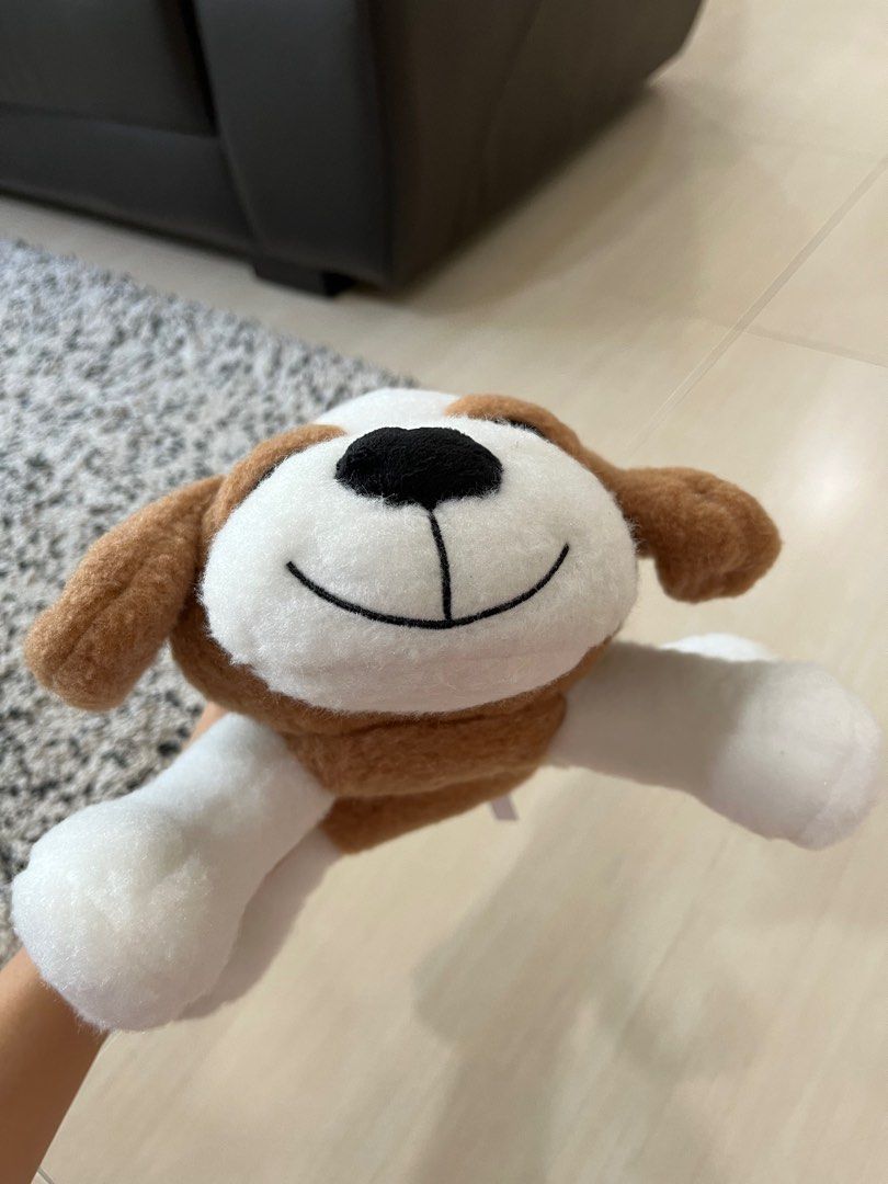 Cute miniso dog plush, Hobbies & Toys, Toys & Games on Carousell