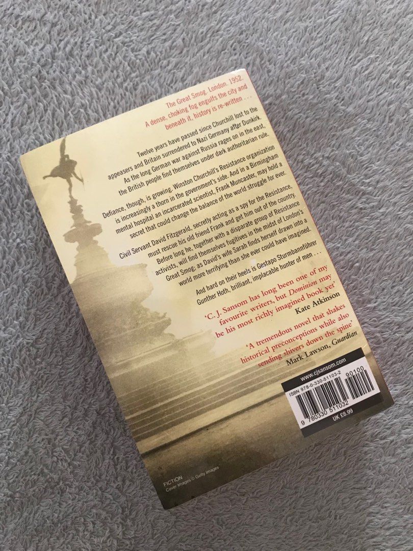 Dominion bu CJ Sansom, Hobbies & Toys, Books & Magazines, Fiction & Non ...