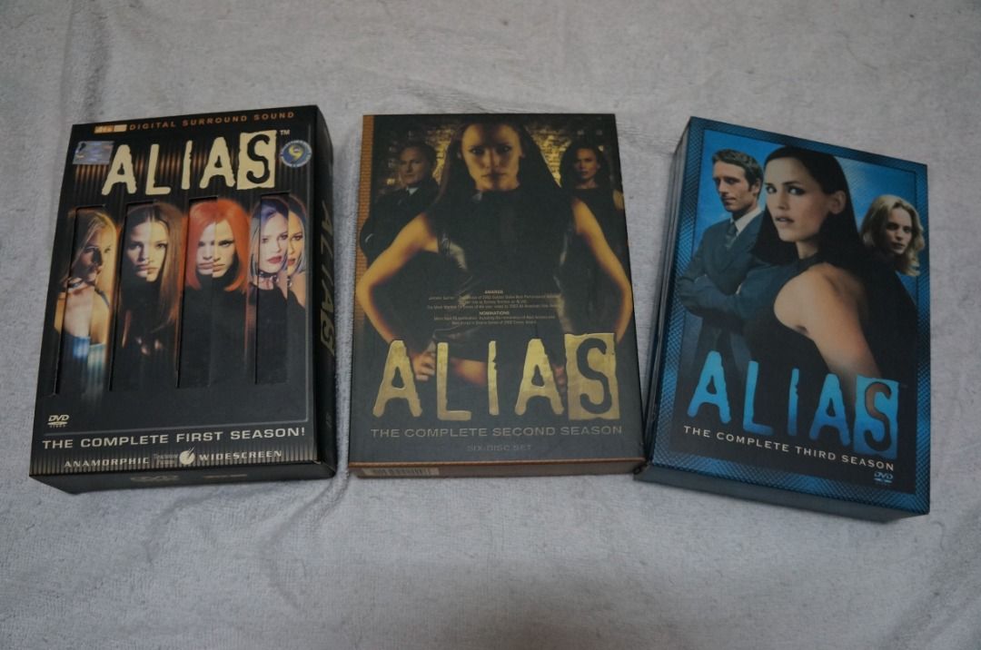 DVD-9: ALIAS Season 1, 2, 3, Hobbies & Toys, Music & Media, CDs & DVDs ...