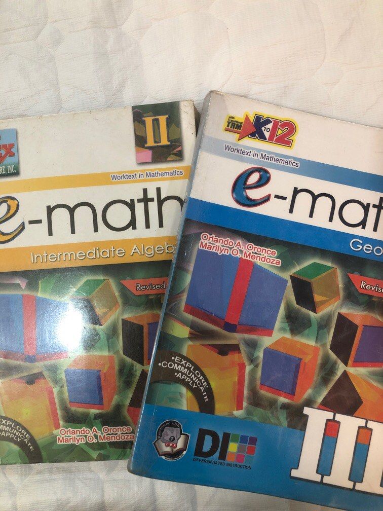 E-Math Book Bundle, Hobbies & Toys, Books & Magazines, Textbooks on ...