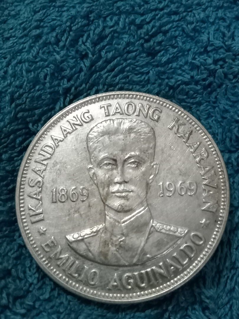 EMILIO AGUINALDO SILVER COIN, Hobbies & Toys, Memorabilia ...