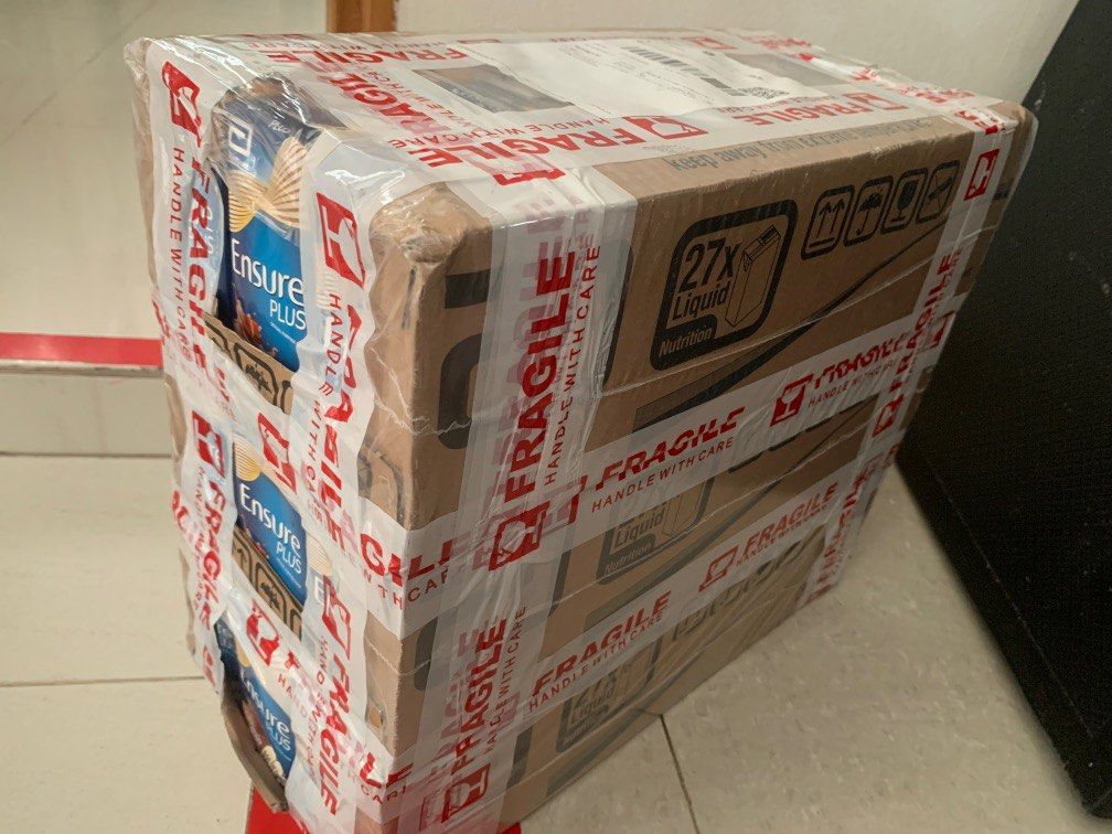 Ensure Plus packet milk, strawberry flavour, Health & Nutrition, Health ...