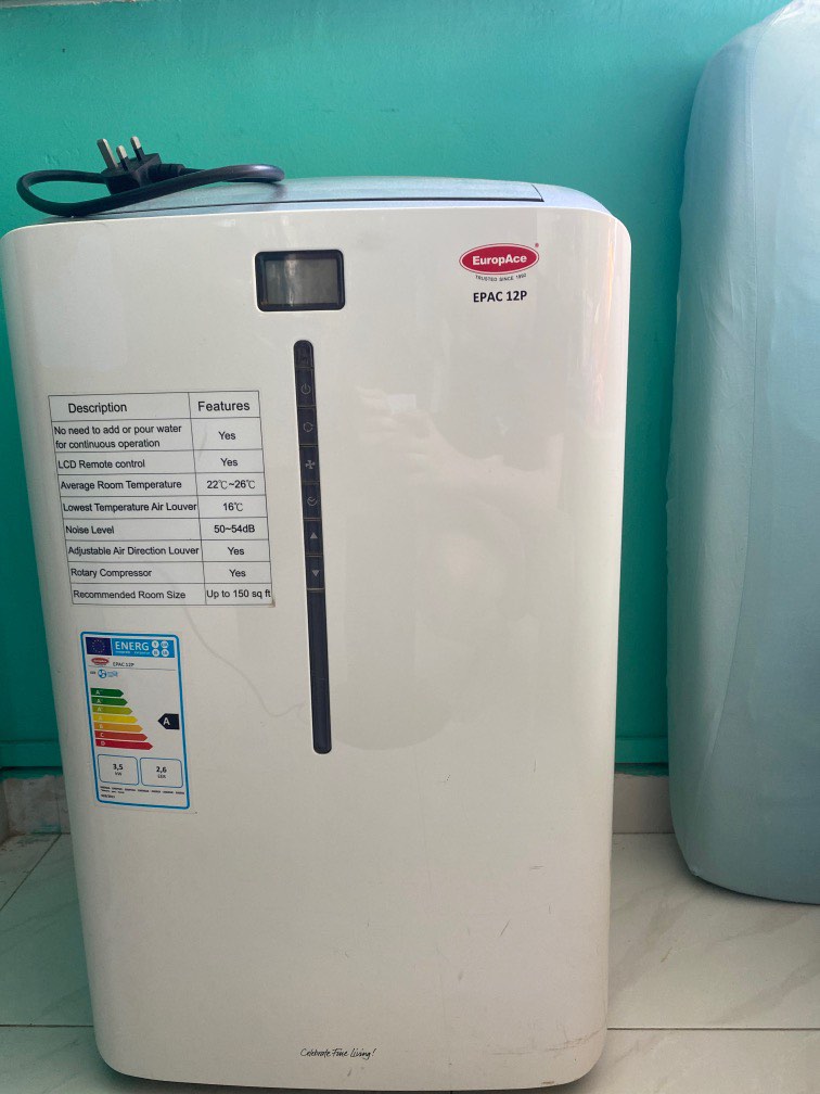 Europace Portable Aircon, TV & Home Appliances, Air Conditioners ...