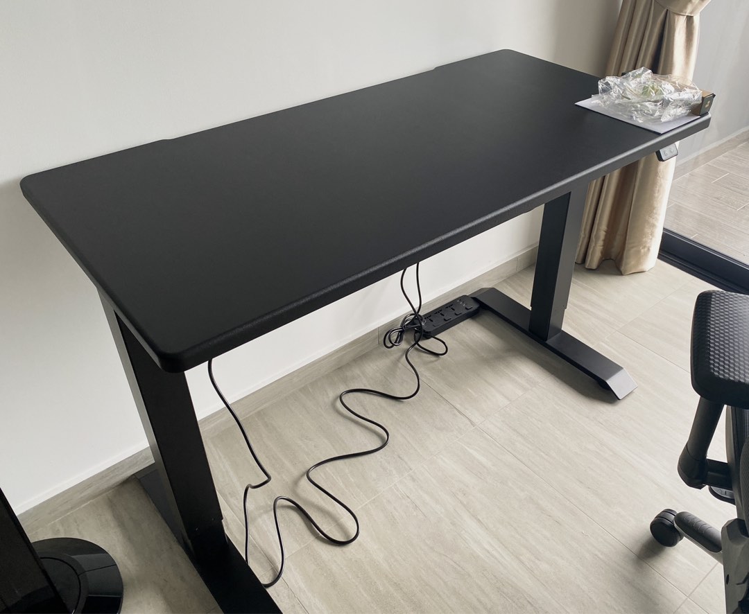 Everdesk Lite Table (Onyx Black), Furniture & Home Living, Furniture ...