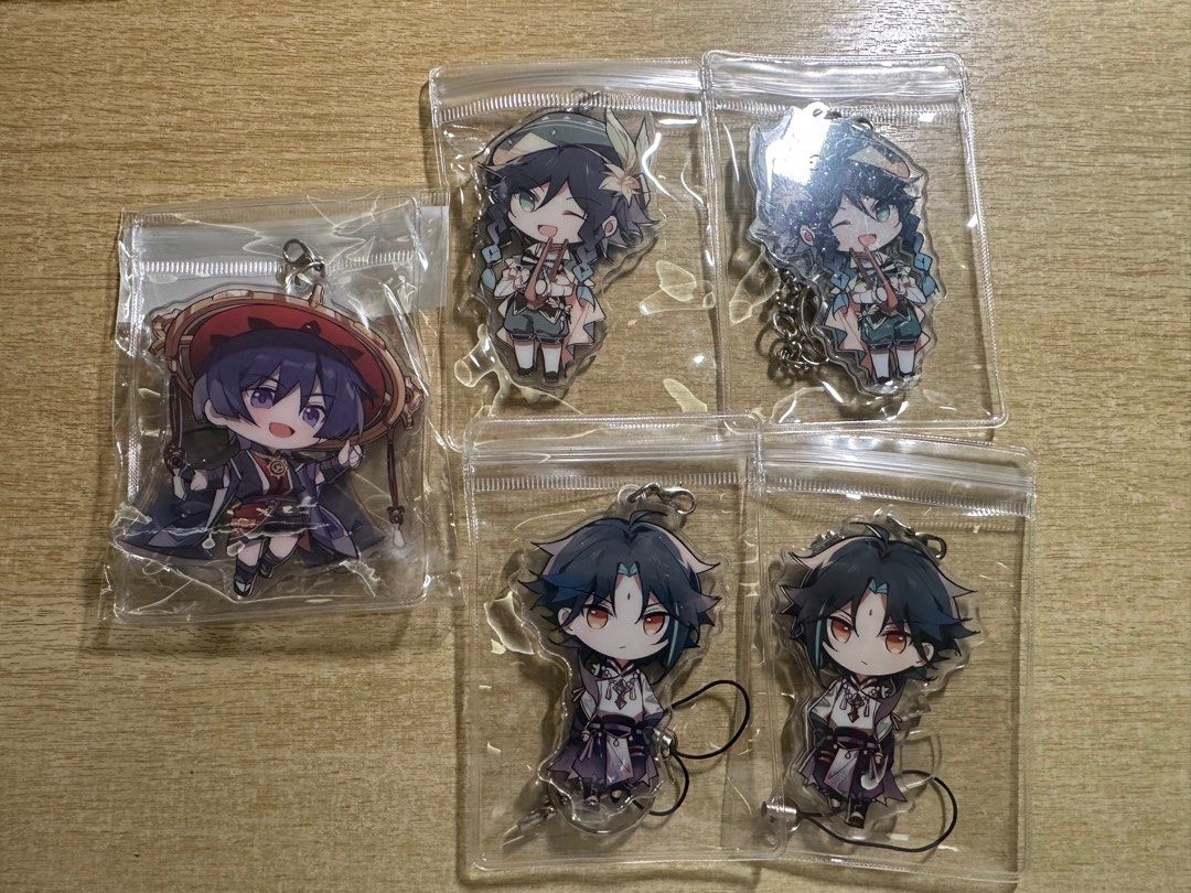 Fanmade Genshin Keychain Standee, Hobbies & Toys, Memorabilia ...
