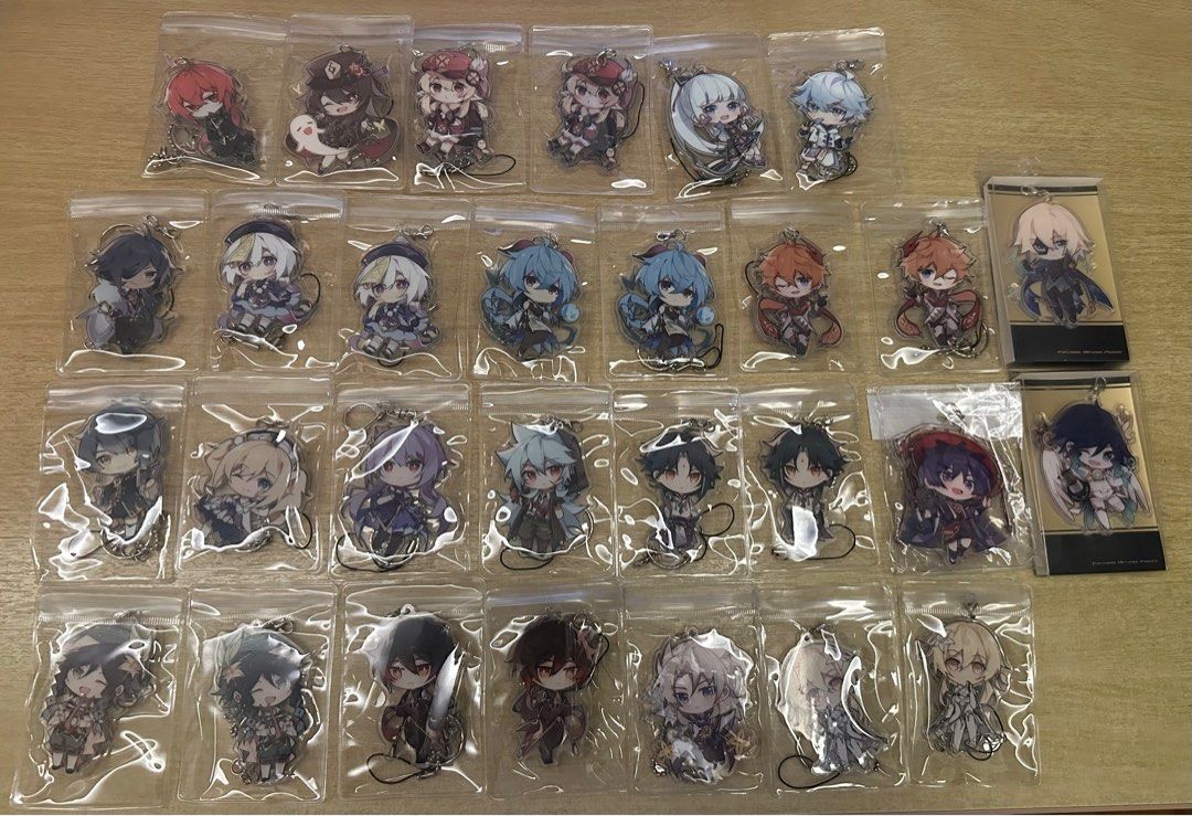 Fanmade Genshin Keychain Standee, Hobbies & Toys, Memorabilia ...