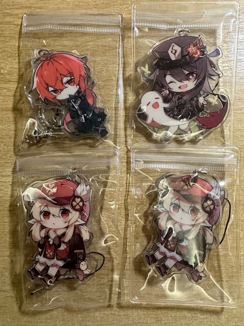 Fanmade Genshin Keychain Standee, Hobbies & Toys, Memorabilia ...