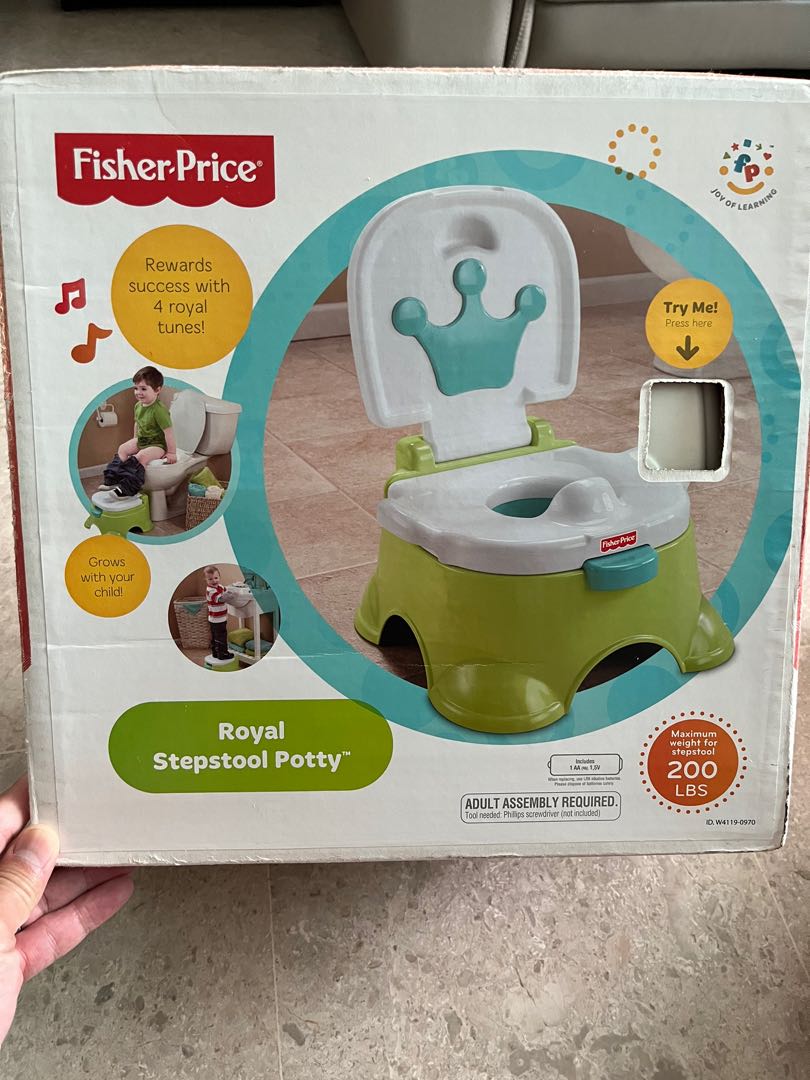 Fisher Price Royal Stepstool Potty, Babies & Kids, Baby Nursery & Kids ...