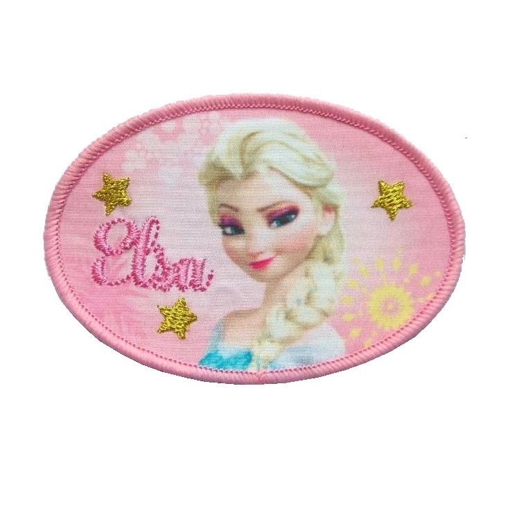 Frozen Elsa Princess Sew On Patch (Blue or Pink), Hobbies & Toys ...