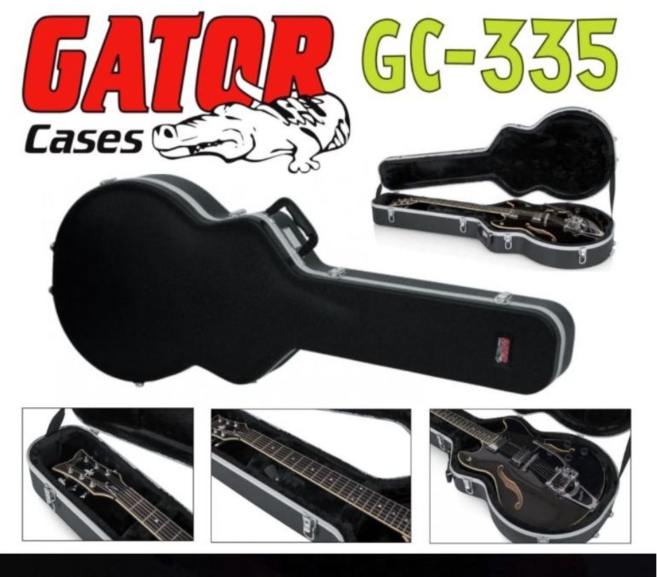 Gator GC-335 GC Guitar Series Semi-Hollow Style Guitar Case (GC335 ...