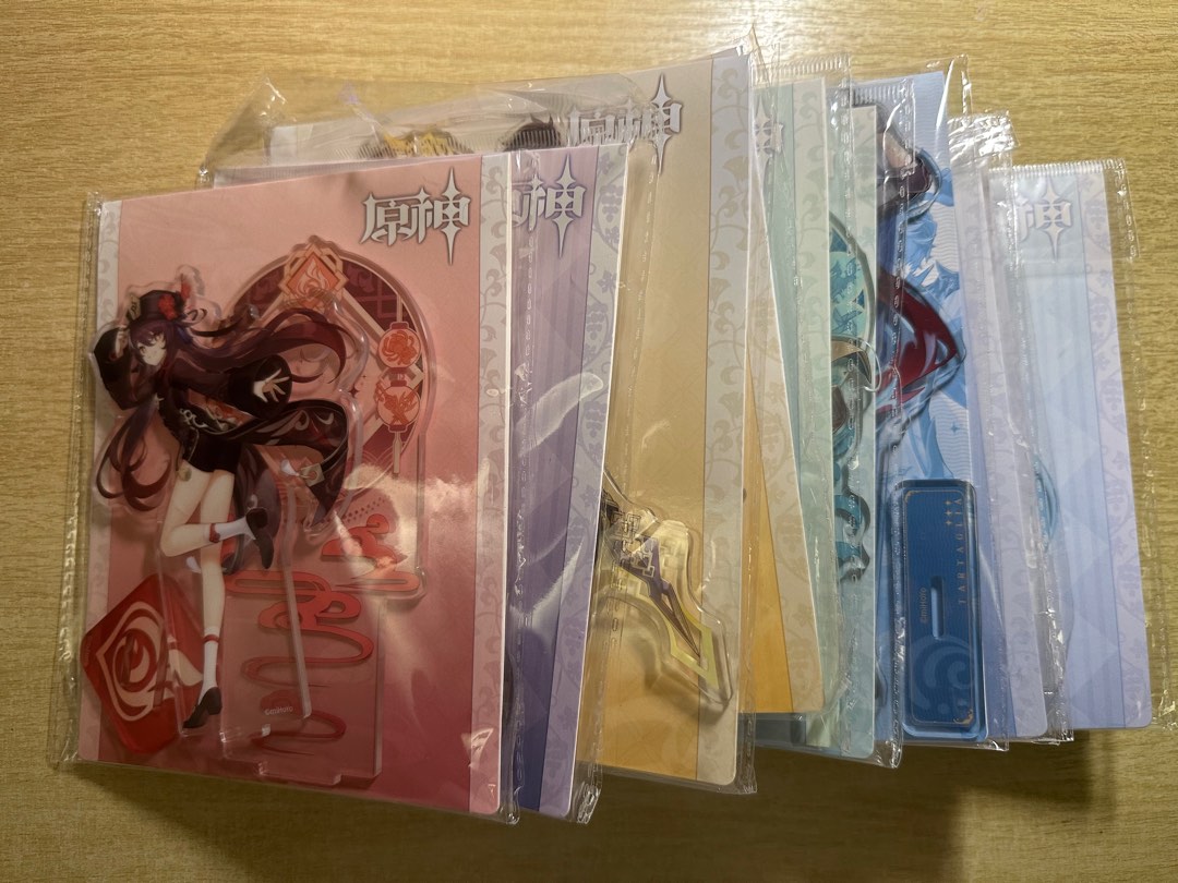 Genshin Impact Official Stand (PART 1), Hobbies & Toys, Memorabilia & Collectibles, Fan ...