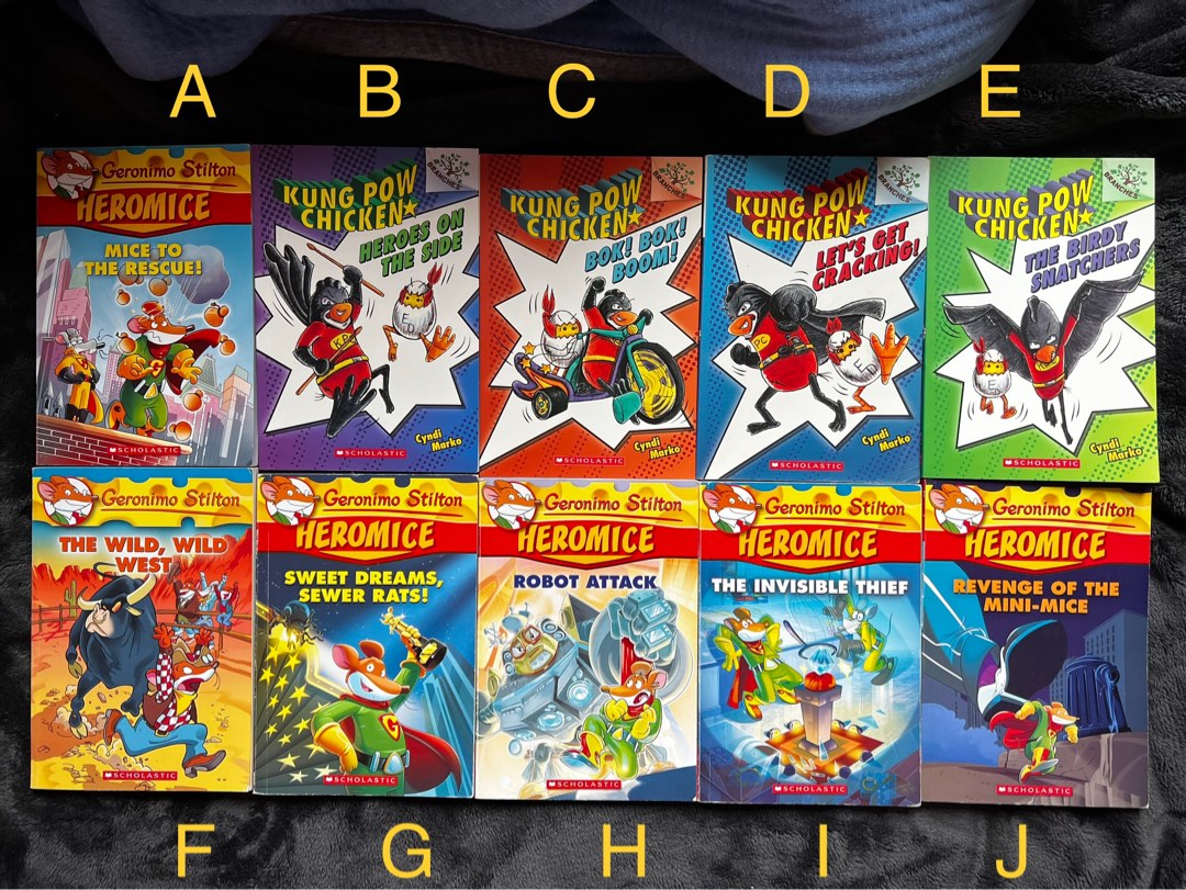 Geronimo Stilton & Kung Pow Chicken, 興趣及遊戲, 書本 & 文具, 小說 & 故事書 - Carousell