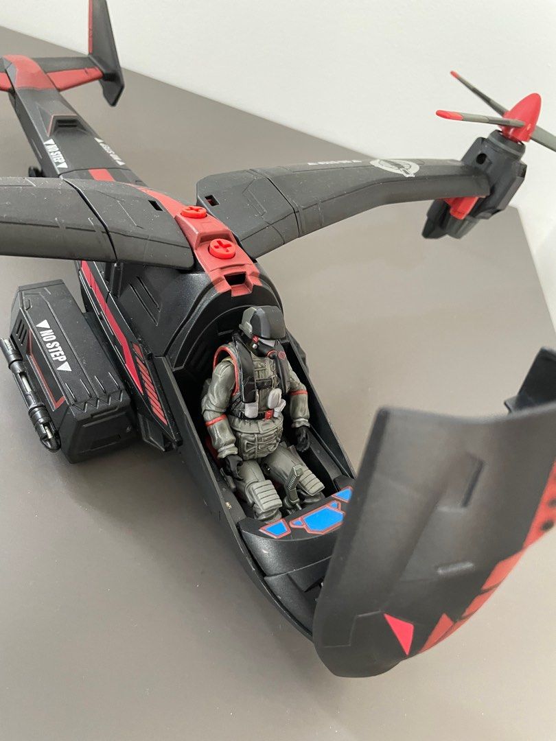 GI Joe Black Dragon VTOL With Cobra Air Trooper 2011, Hobbies & Toys ...