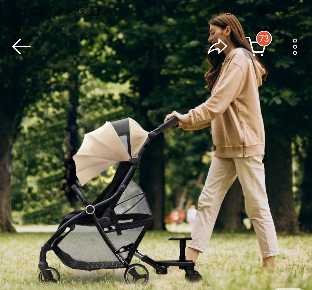 Hamilton Stroller Board with Seat, Babies & Kids, Going Out, Strollers ...