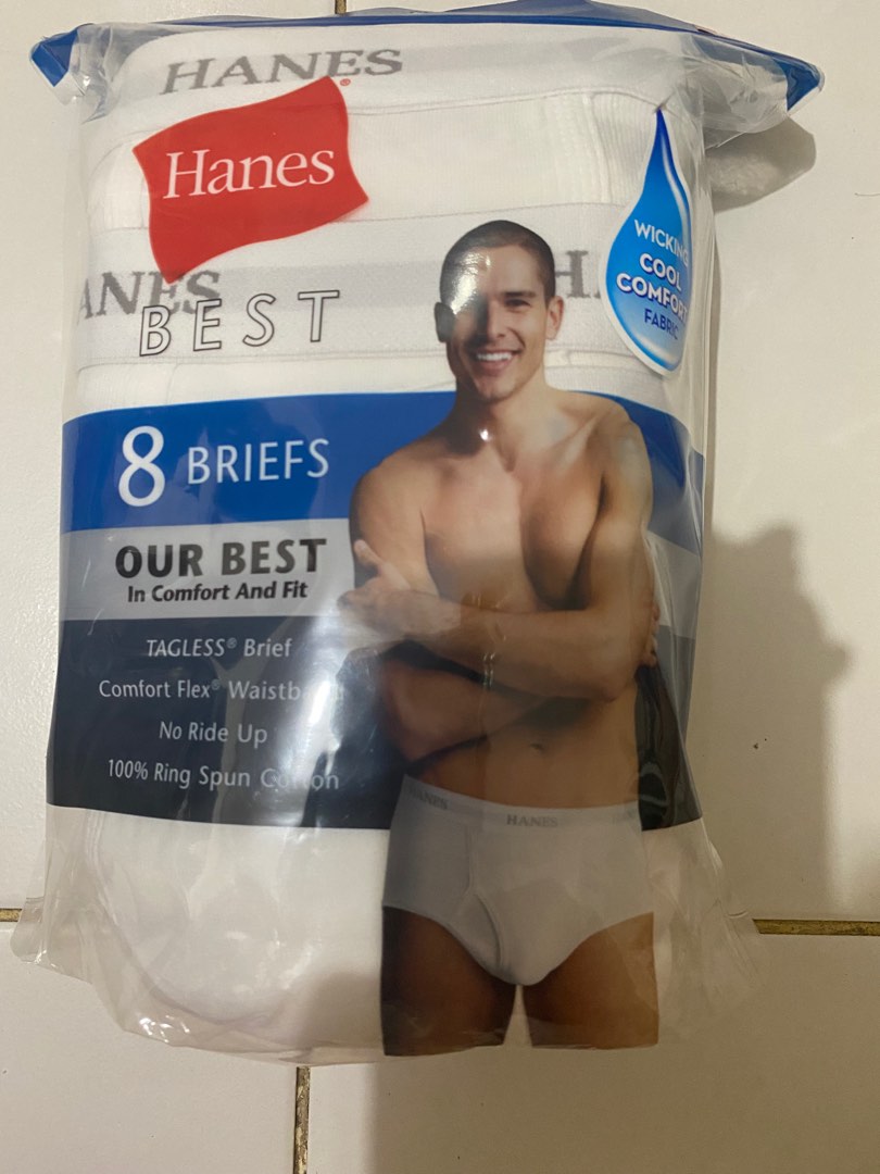 Hanes 8 Briefs, Men's Fashion, Bottoms, Underwear on Carousell