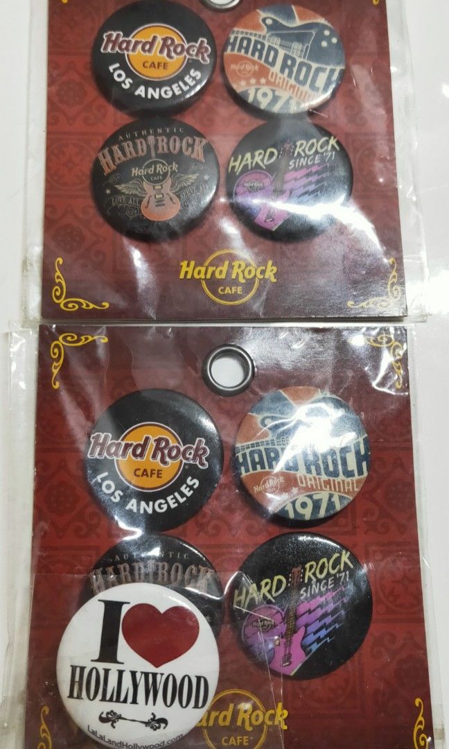 Hard Rock Badges, Hobbies & Toys, Stationery & Craft, Craft Supplies ...