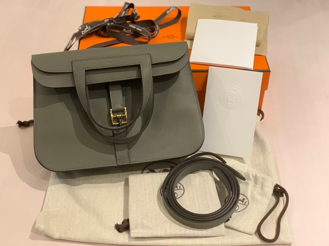 Hermes Halzan 25, Luxury, Bags & Wallets on Carousell