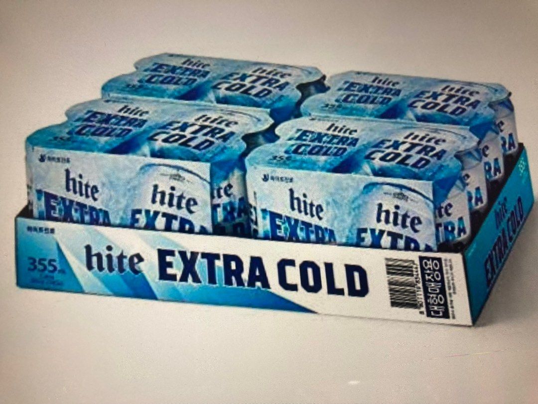 Hite Extra Cold Beer Cheap Sale, Food & Drinks, Alcoholic Beverages on ...