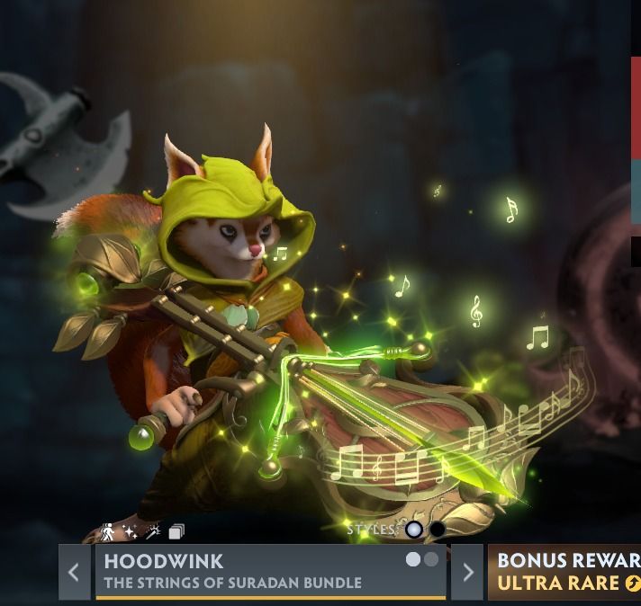 Hoodwink strings of suradan ultra rare immortal item (Dota 2), Video Gaming, Gaming Accessories ...