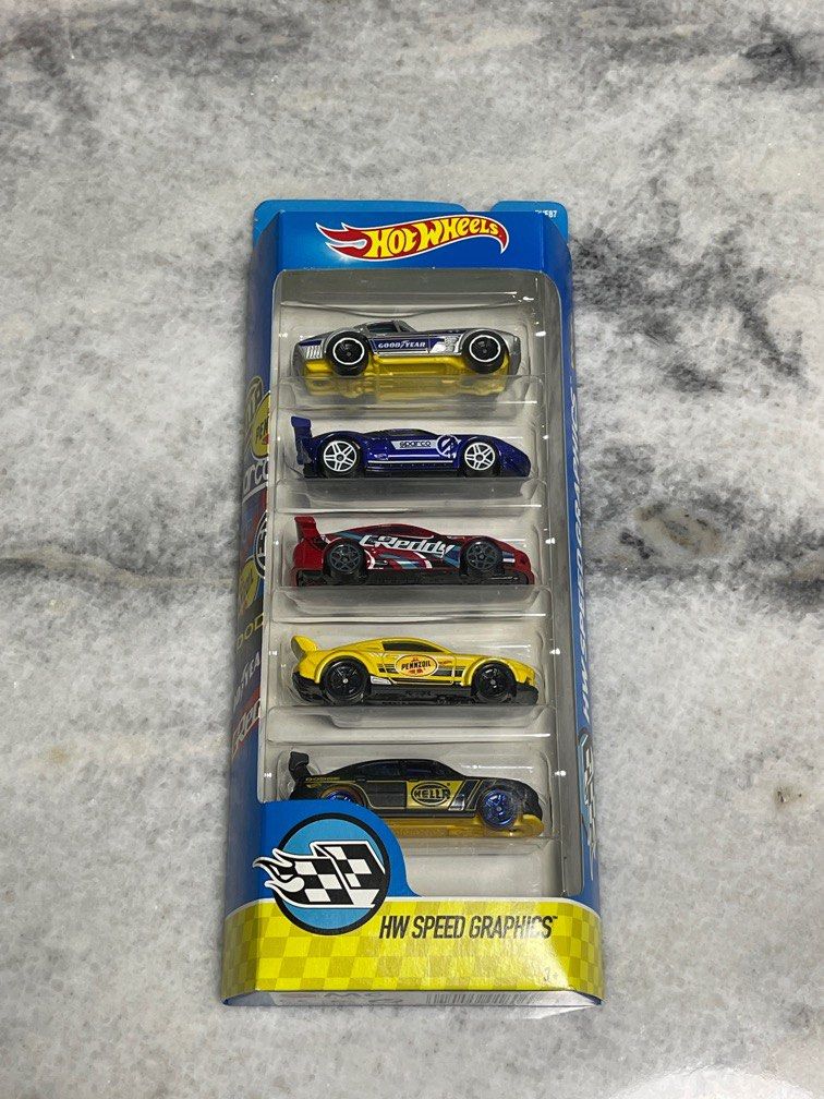 Hot Wheels HW Speed Graphics 5 Pack 2016, Hobbies & Toys, Toys & Games ...