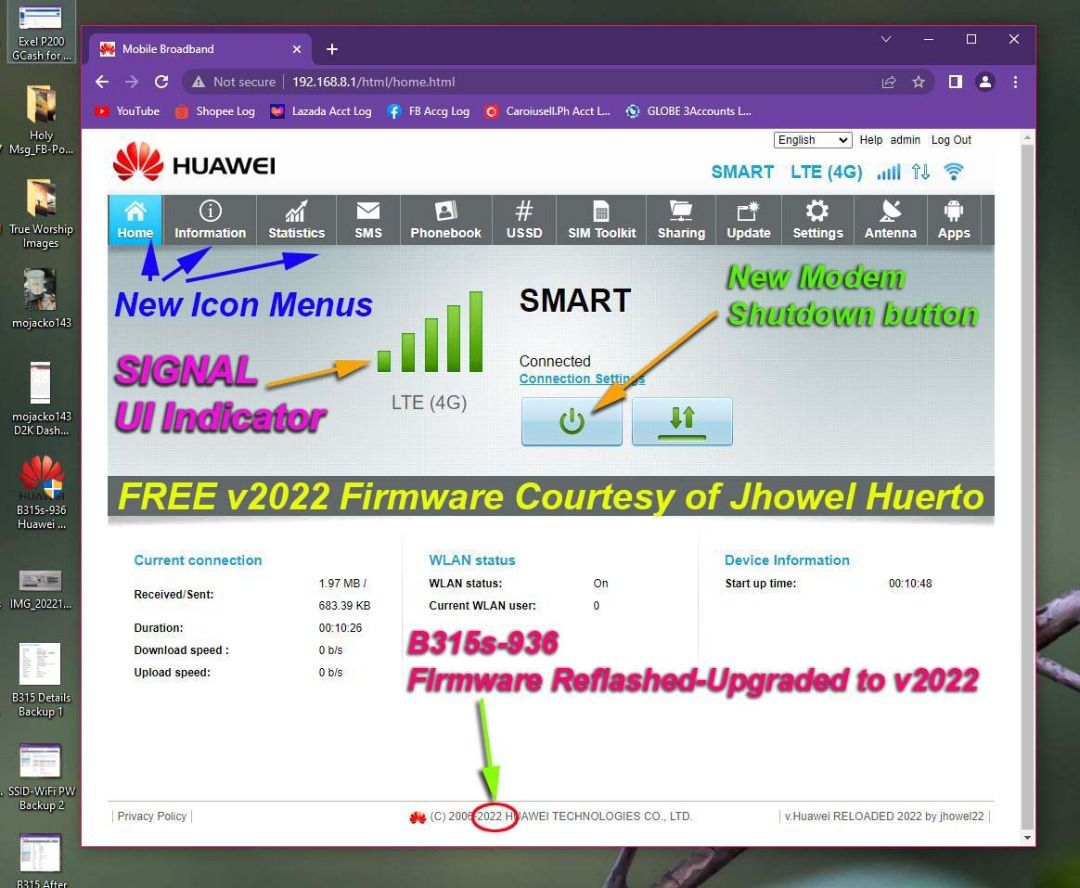 Huawei B315s-936 Cat4 WISP Modem __ COP/COD, Computers & Tech, Parts & Accessories, Networking ...