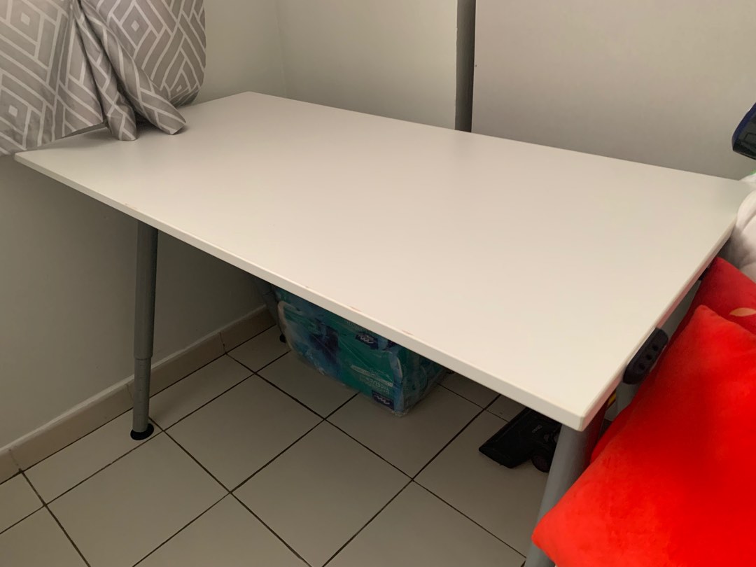 IKEA Thyge Adjustable Desk, Furniture & Home Living, Furniture, Tables ...