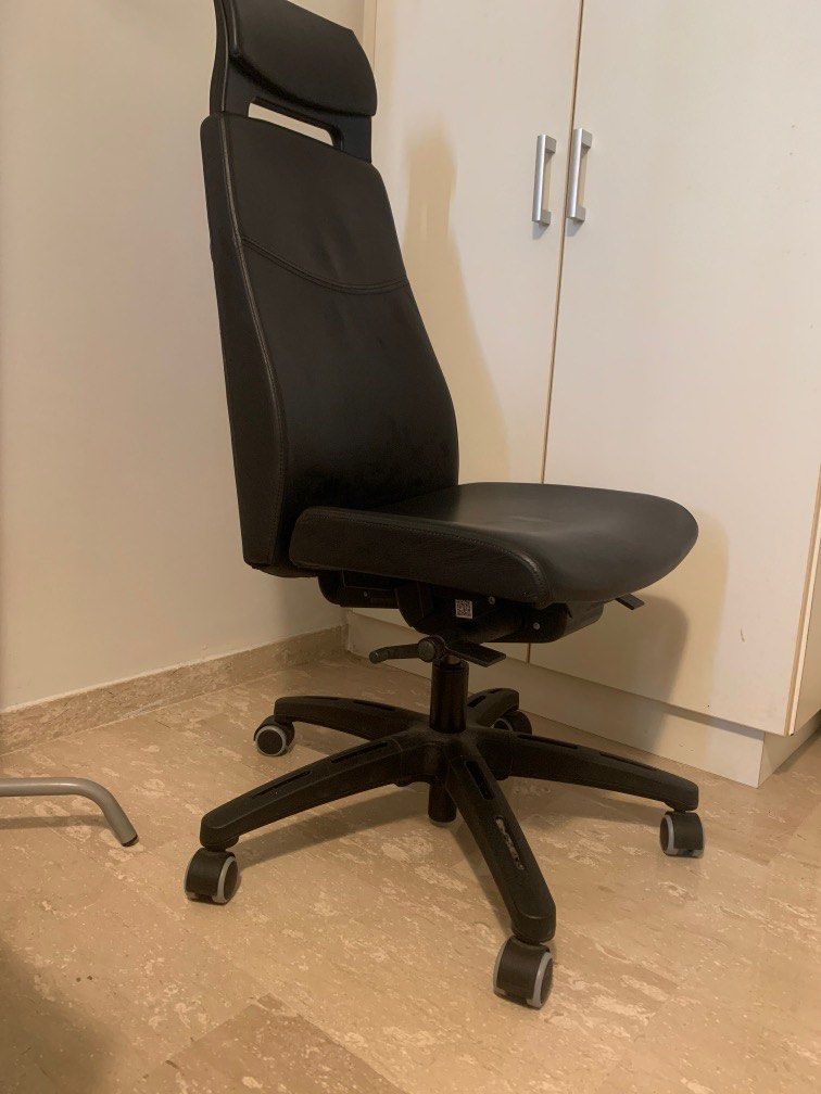 Ikea Volmar solid office chair, Furniture & Home Living, Furniture ...