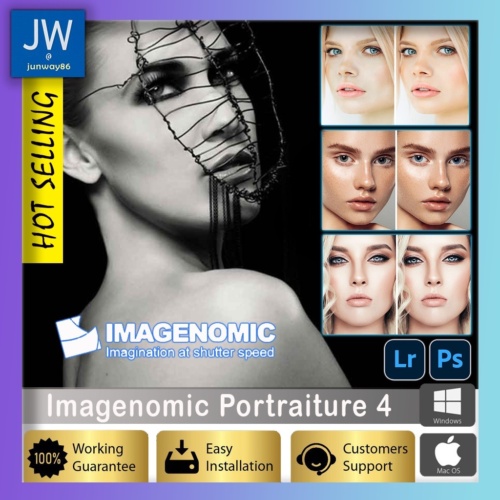 Imagenomic Portraiture for Photoshop 4.0.3 version December 2022 with Installation Tutorial (PC ...
