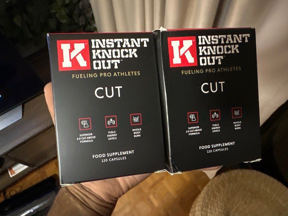 Instant knockout cut (pair - 240 capsules), Health & Nutrition, Health ...
