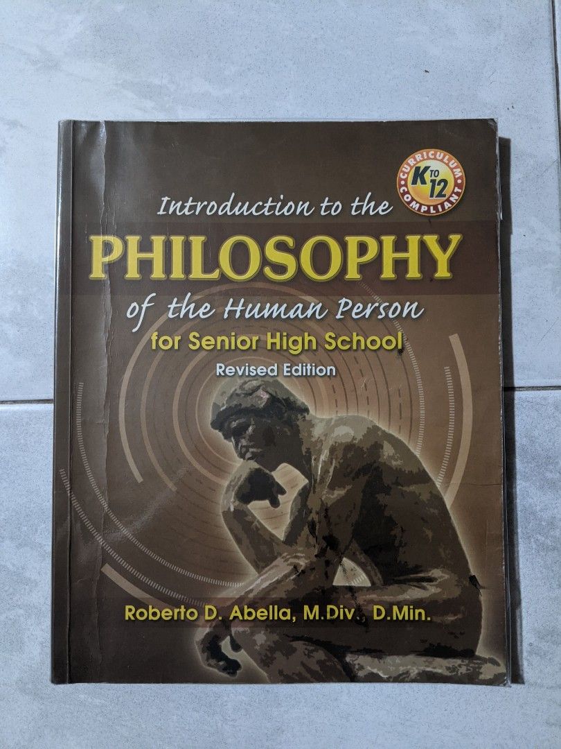 Introduction to Philosophy of the Human Person By Abella (C&E), Hobbies & Toys, Books ...