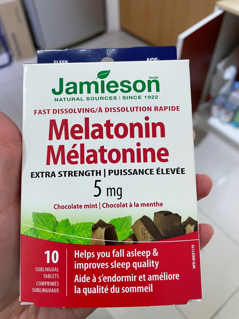 Jamieson Melatonin, 健康及營養食用品, 健康補充品, 健康補充品 - 維他命及補充品 - Carousell