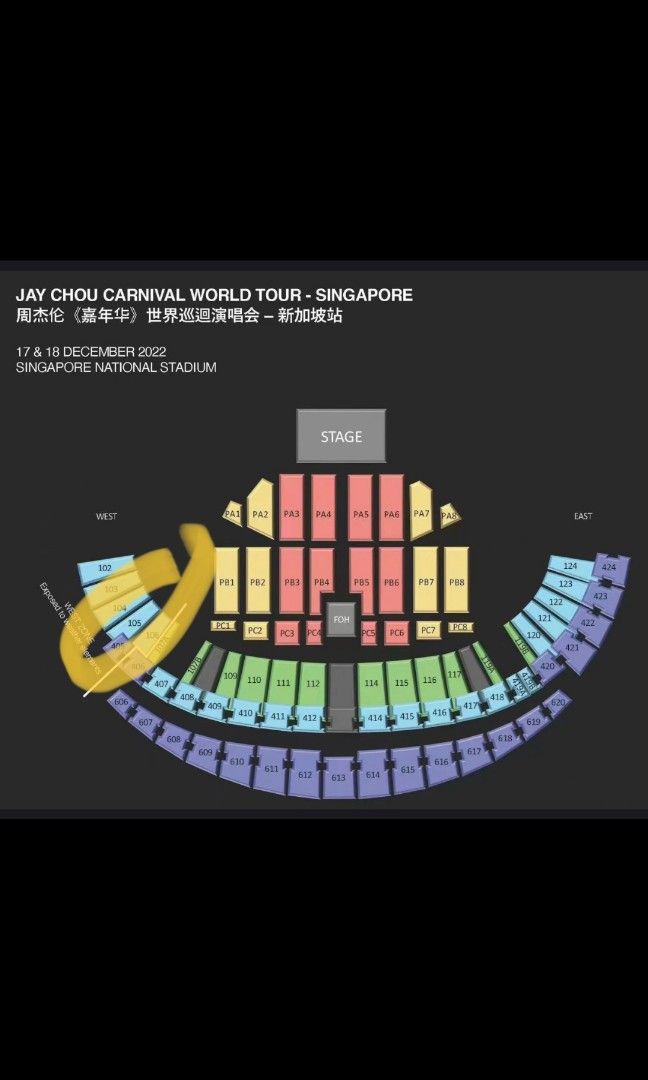 Jay Chou Carnival World Tour, Tickets & Vouchers, Event Tickets on ...