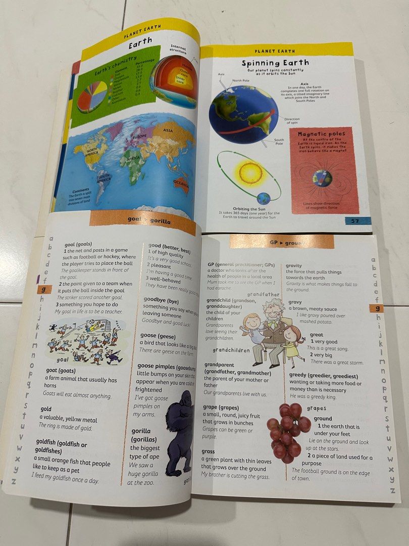 Junior picture dictionary, Hobbies & Toys, Books & Magazines, Children ...