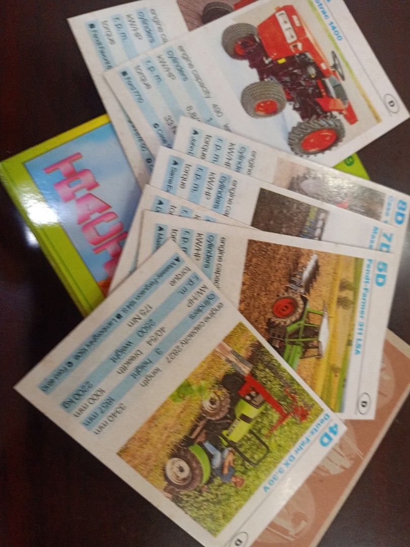 kad terup lama - playing cards vintage top trump tractors, Hobbies ...