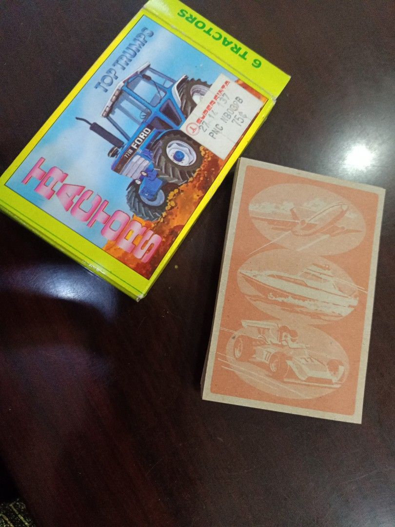 kad terup lama - playing cards vintage top trump tractors, Hobbies ...