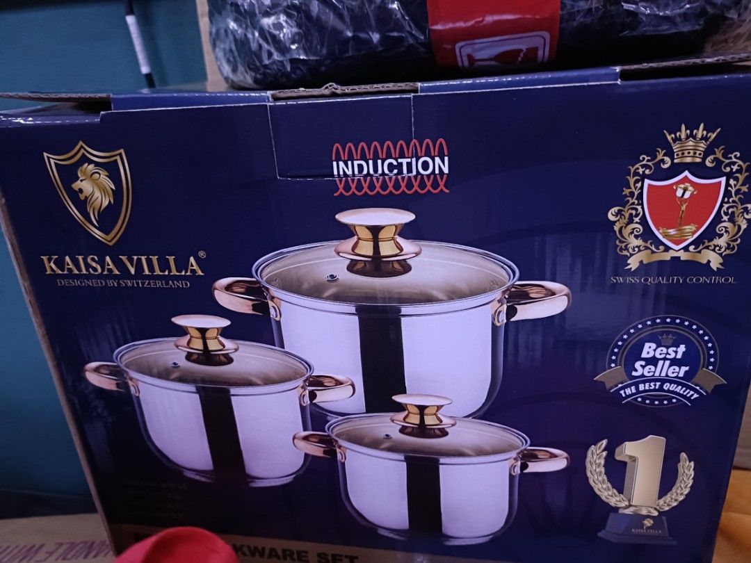 Kaisa Villa Cookware Set, Furniture & Home Living, Kitchenware ...