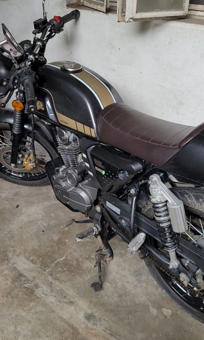 Keeway cafe racer, Motorbikes, Motorbikes for Sale on Carousell