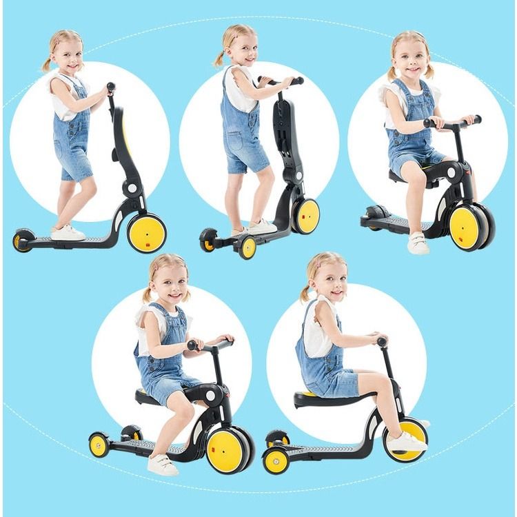 Kid Balance Bike 5 in 1, Children Scooter, Balancing Bike 5 in 1, Multi ...