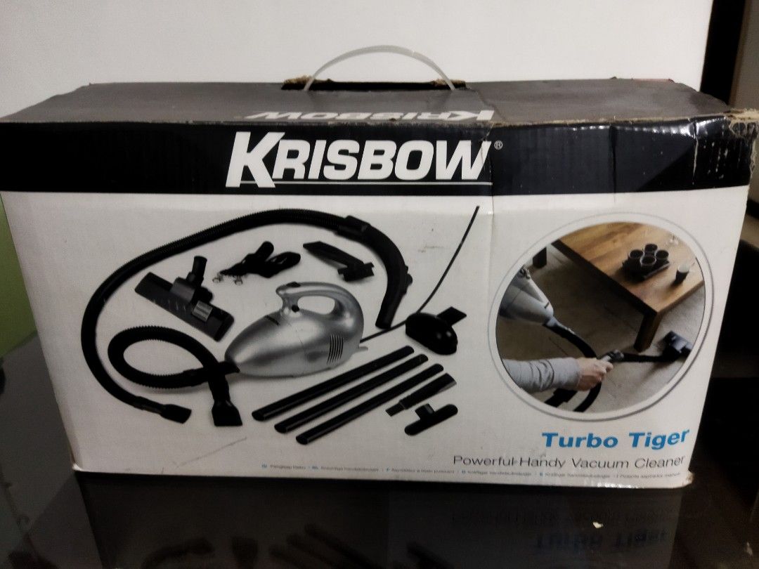 Krisbow turbo tiger vacuum cleaner, Perabotan Rumah di Carousell