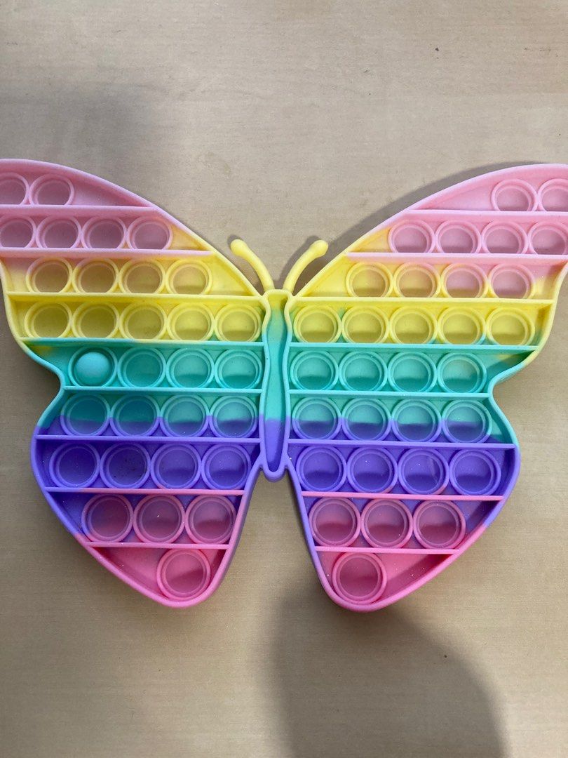 Large Butterfly Pop It / Fidget Toy, Babies & Kids, Infant Playtime on ...