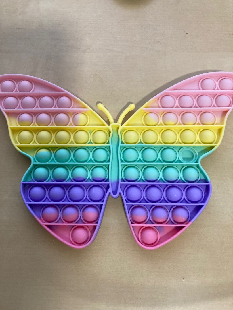 Large Butterfly Pop It / Fidget Toy, Babies & Kids, Infant Playtime on ...