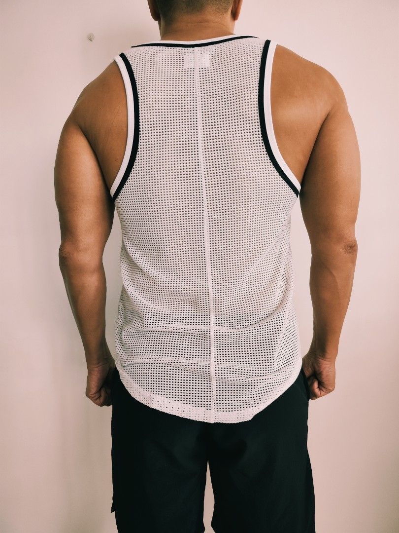 LE31 Mesh Singlet, Men's Fashion, Activewear on Carousell