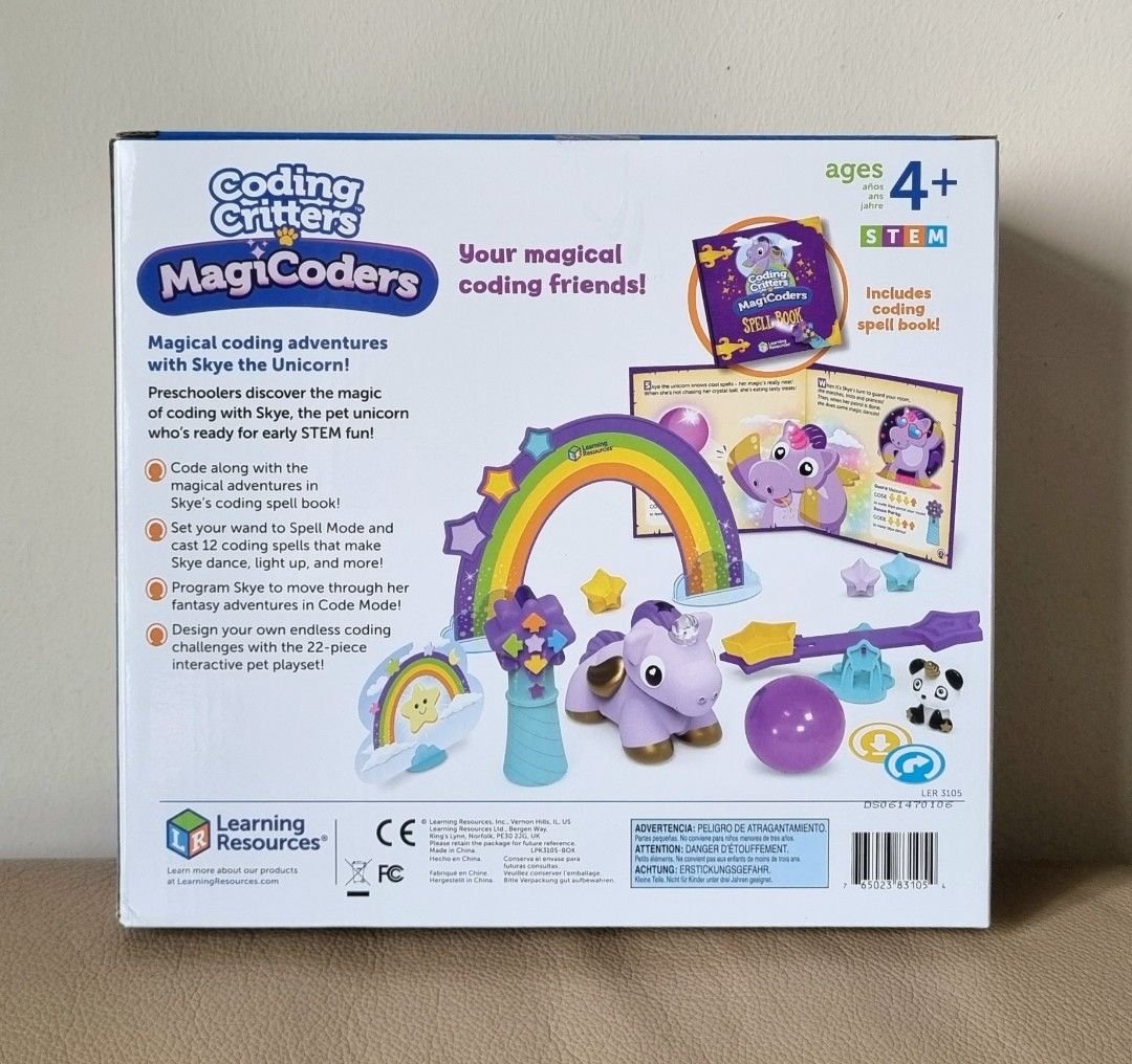 Learning Resources Coding Critters Magicoders Skye The Unicorn Hobbies