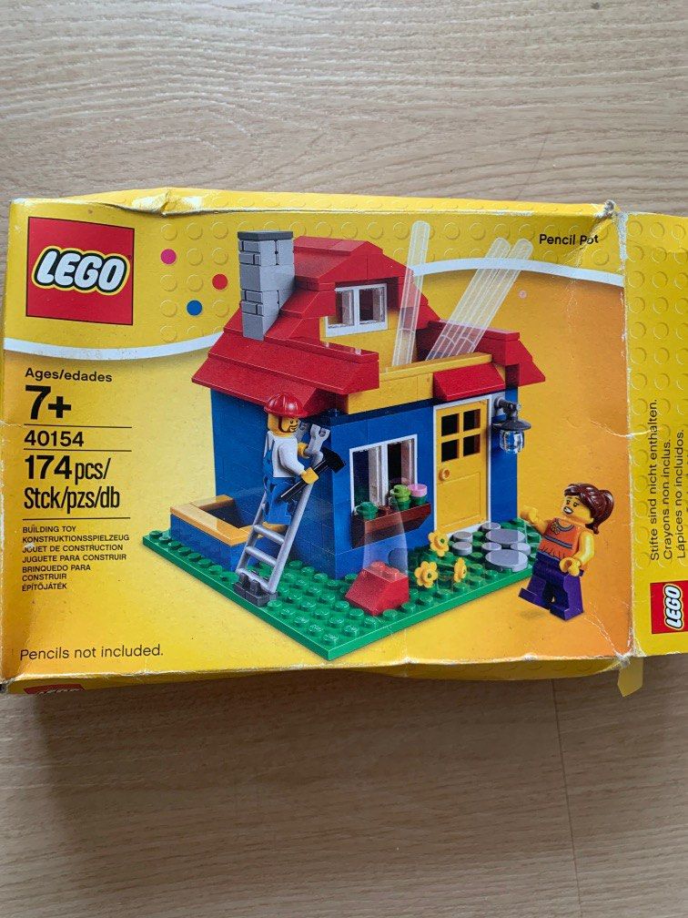 Lego Pencil Pot, Hobbies & Toys, Toys & Games on Carousell