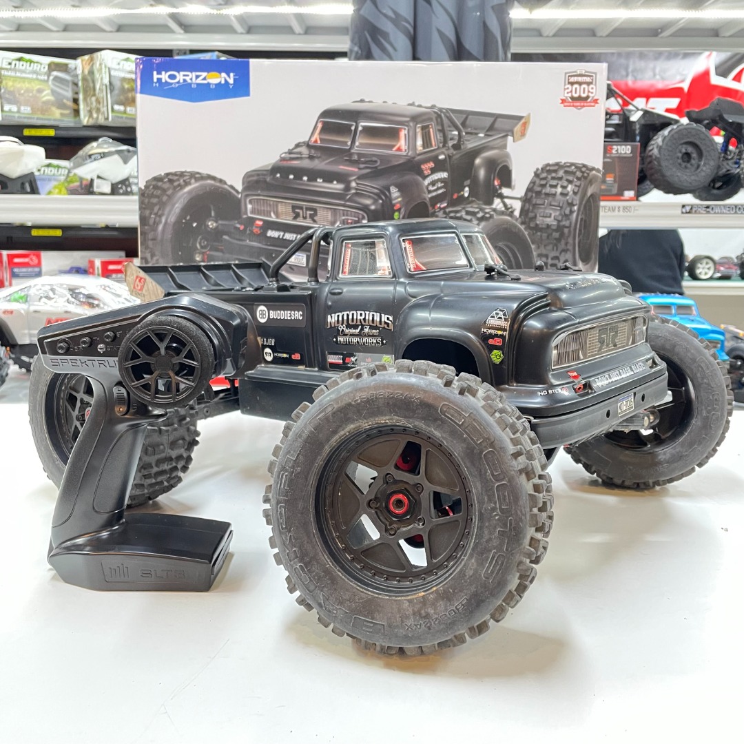 [LIGHTLY USED] ARRMA NOTORIOUS V5 6S BLX RTR, Hobbies & Toys, Toys ...