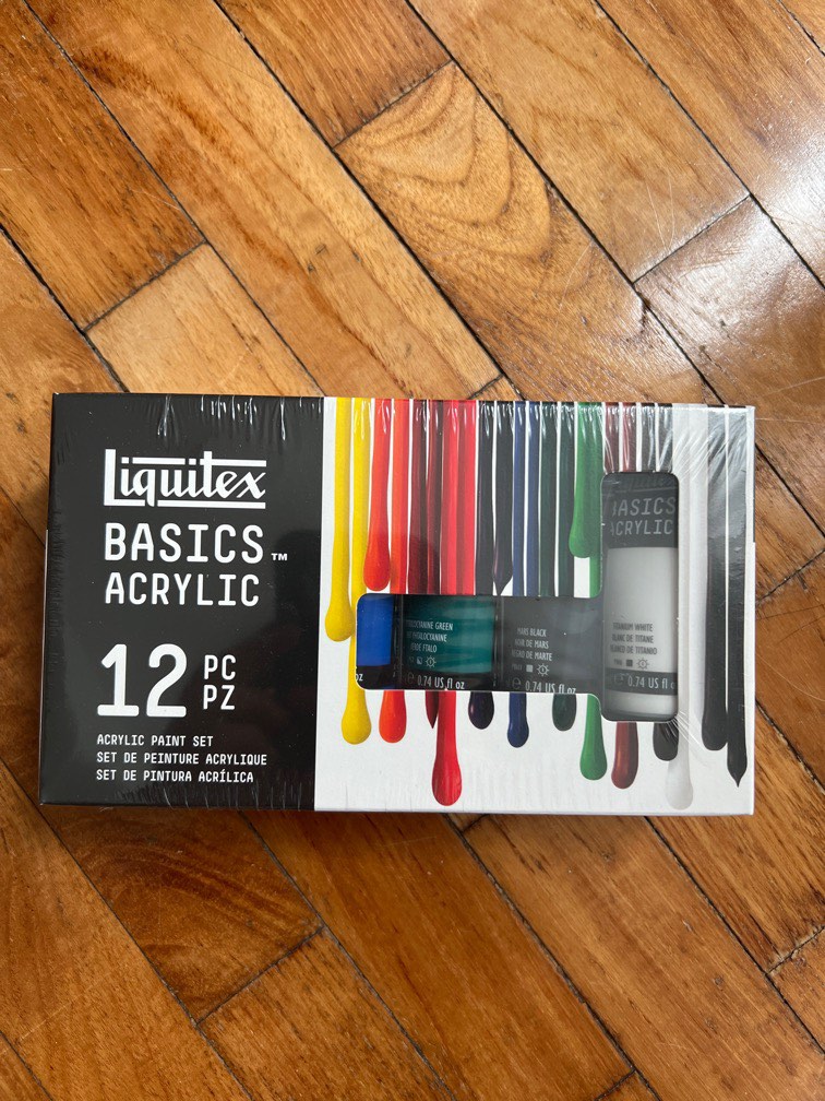 Liquitex Basics Acrylic Paint (set of 12), Hobbies & Toys, Stationery ...