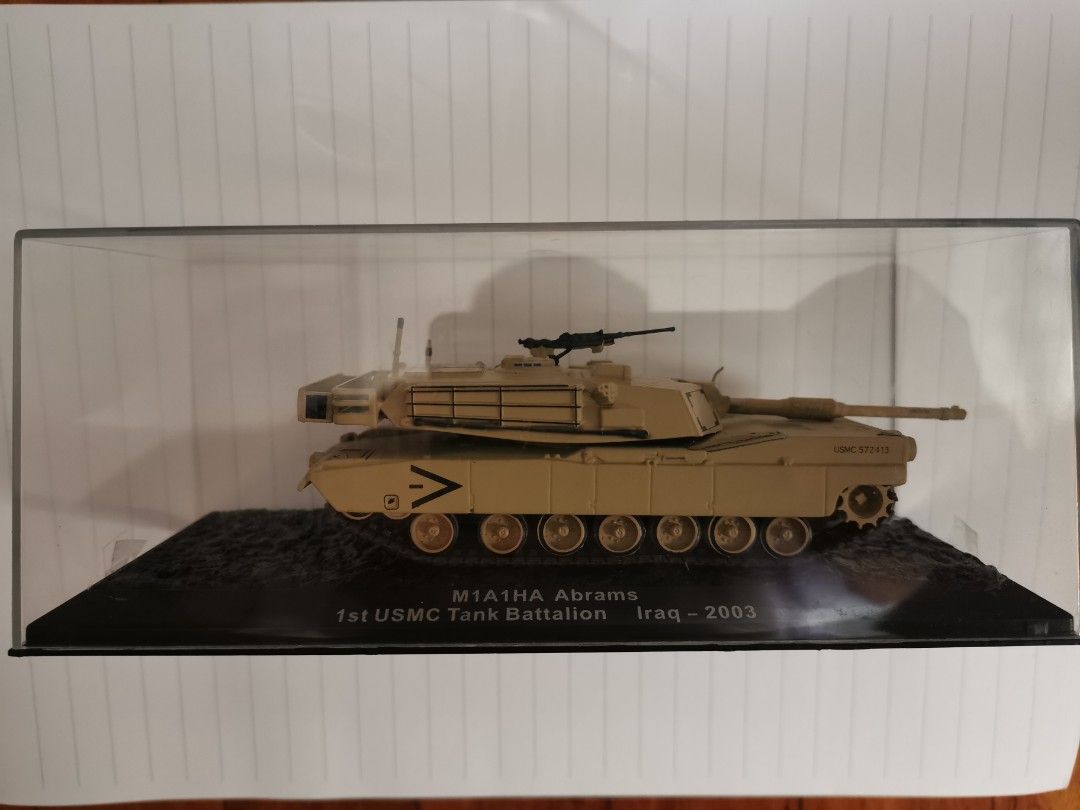 M1A1 Abrams 1:72 with box, Hobbies & Toys, Toys & Games on Carousell