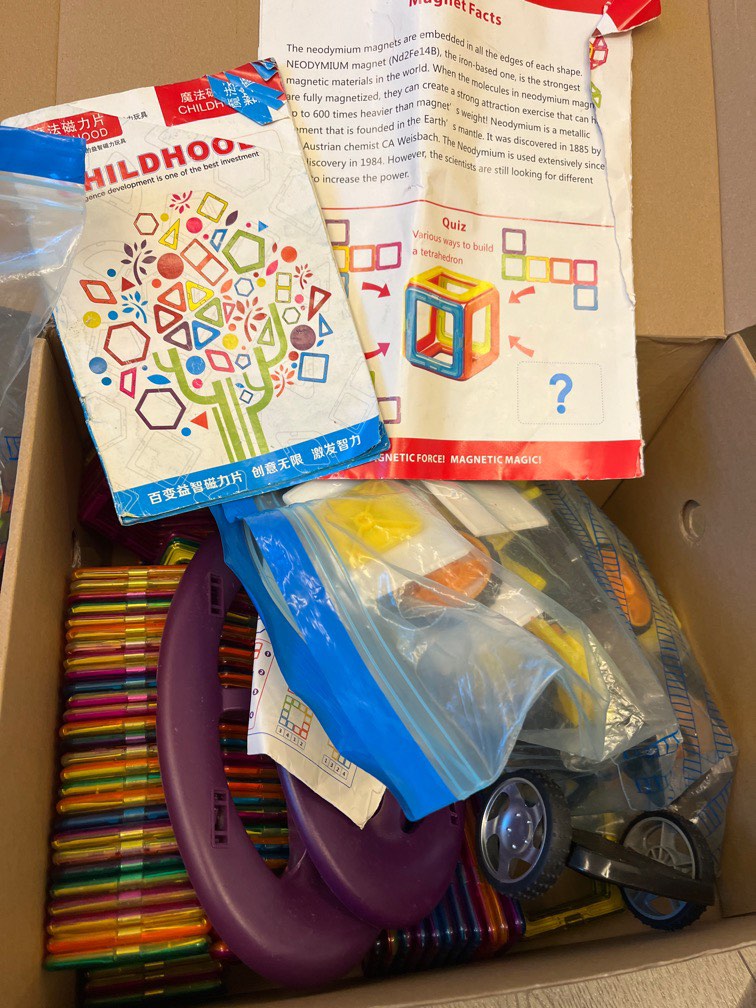 Mag wisdom magnet building game, Hobbies & Toys, Toys & Games on Carousell