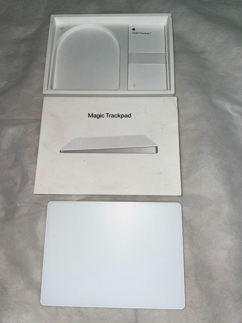 Magic Trackpad - White Multi-Touch Surface Gen 2 (Without USB-C to Lightning Cable), Computers ...